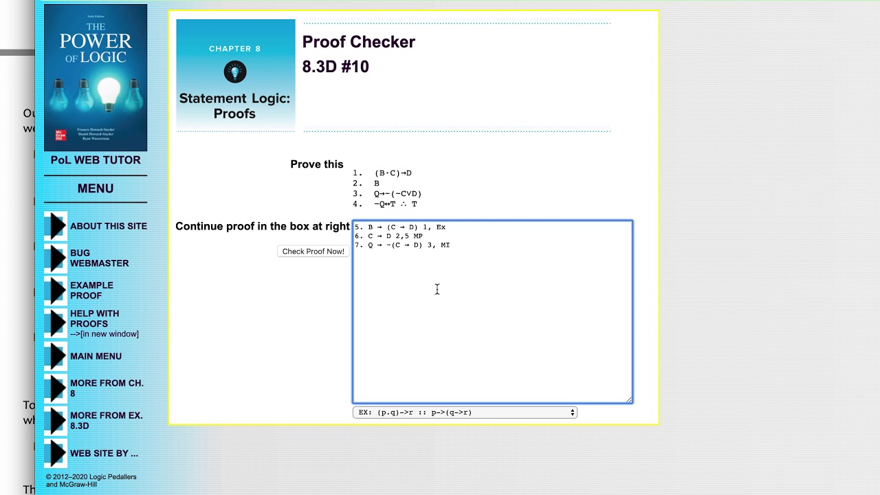 Power of Logic Web Tutor 8.3D #10 - YouTube