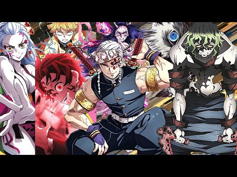 💢Upper 6 Vs Tengen Squad | Demon Slayers Vs Upper Moon 6 | Rank 6 ...