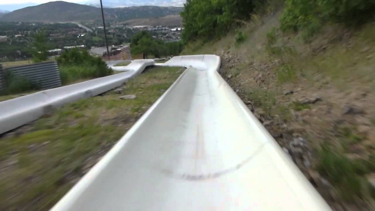 ALPINE SLIDE Park City, Utah - July 21, 2012 - YouTube