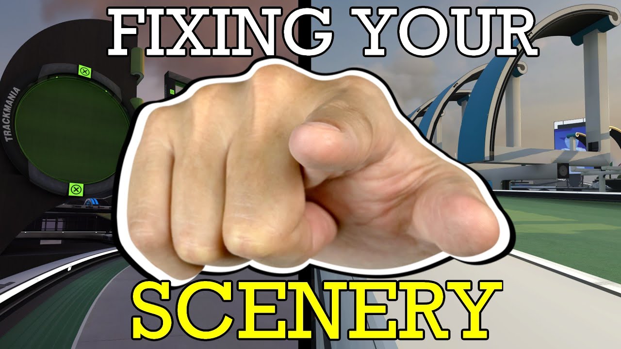 Improving Your Scenery! - Trackmania Mapping Tips - YouTube