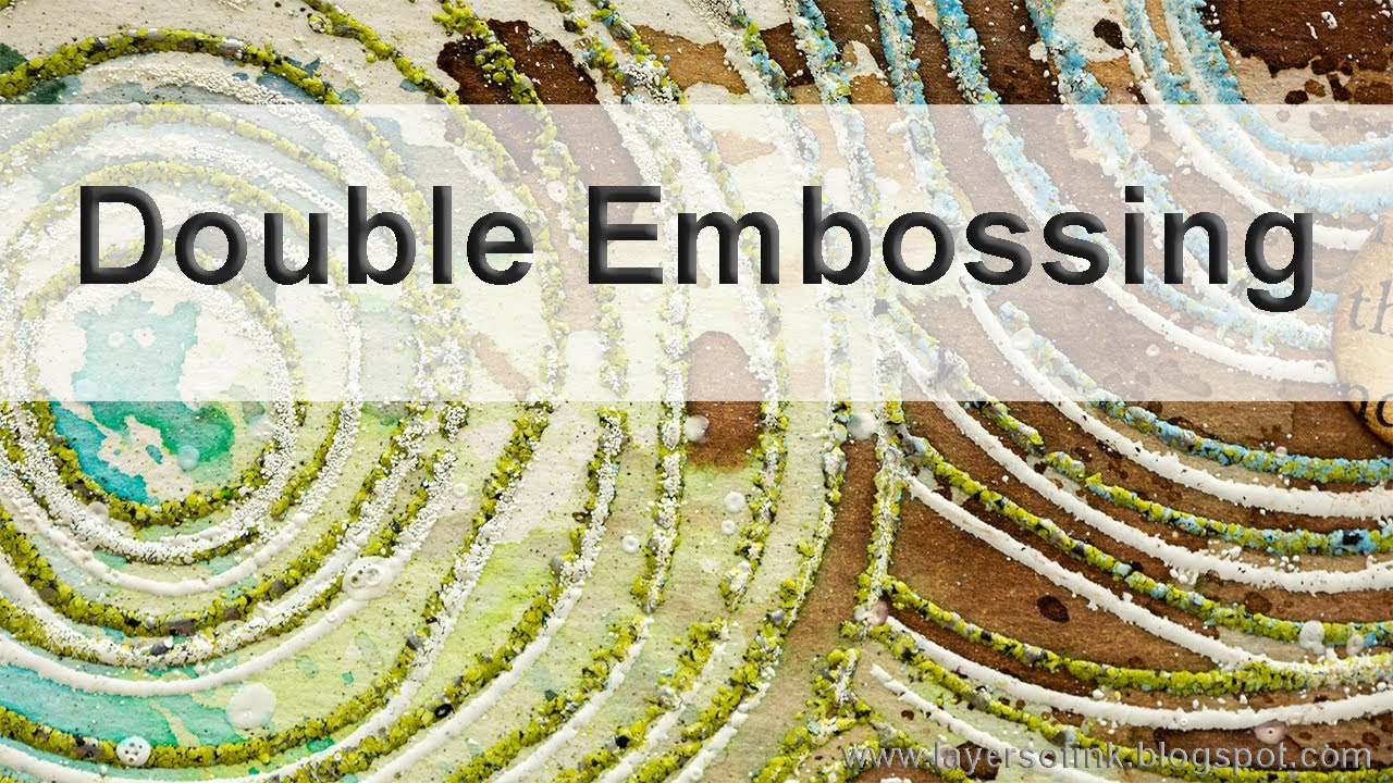 Double Embossing Stamping Tutorial - YouTube