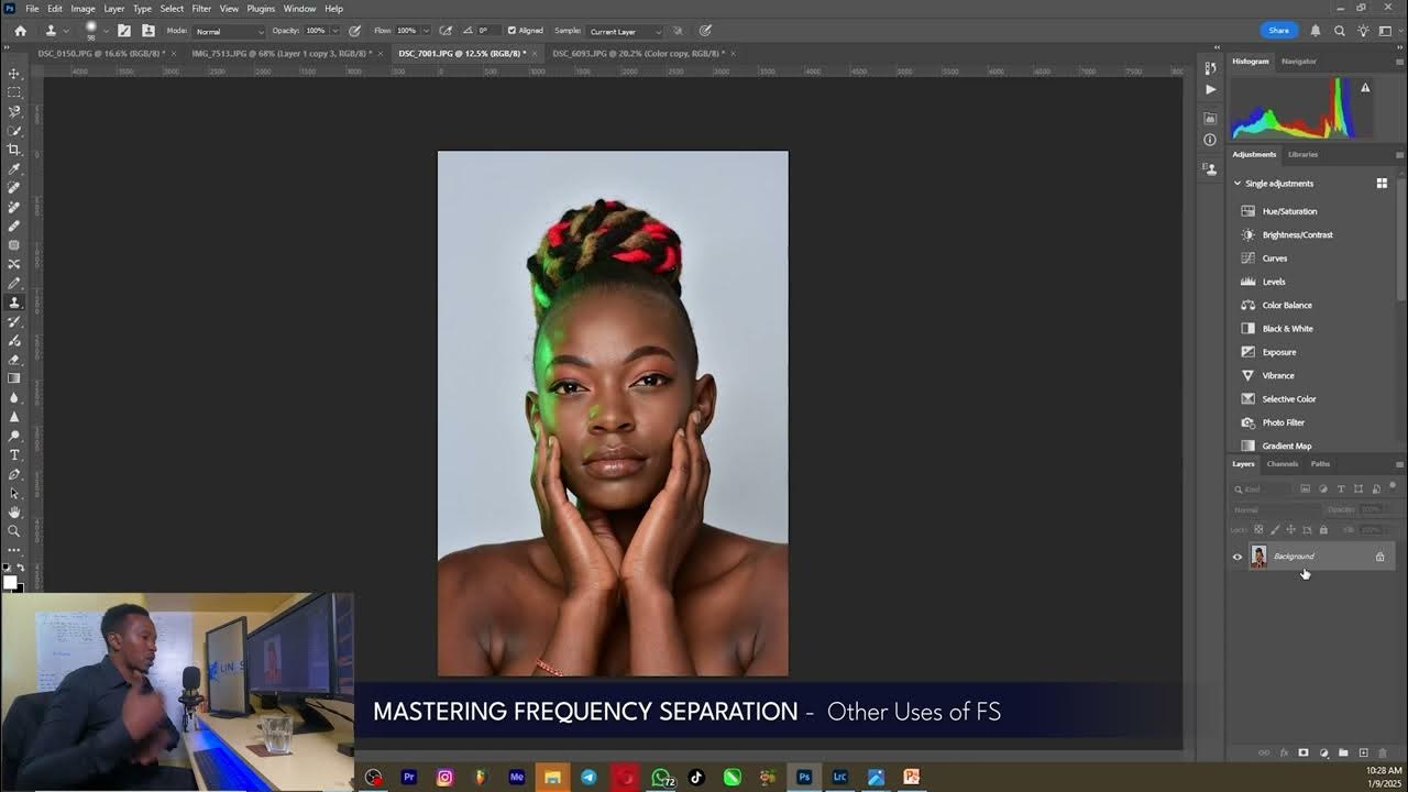 Mastering Frequency Separation by Simon Chege Pt 19 - Other Uses of FS - YouTube