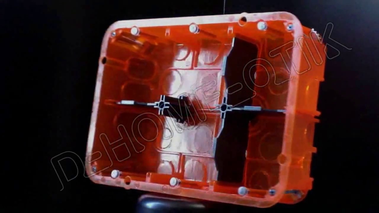Boîte multimateriaux Batibox grand format 2 x 3 postes ref 80126 - YouTube