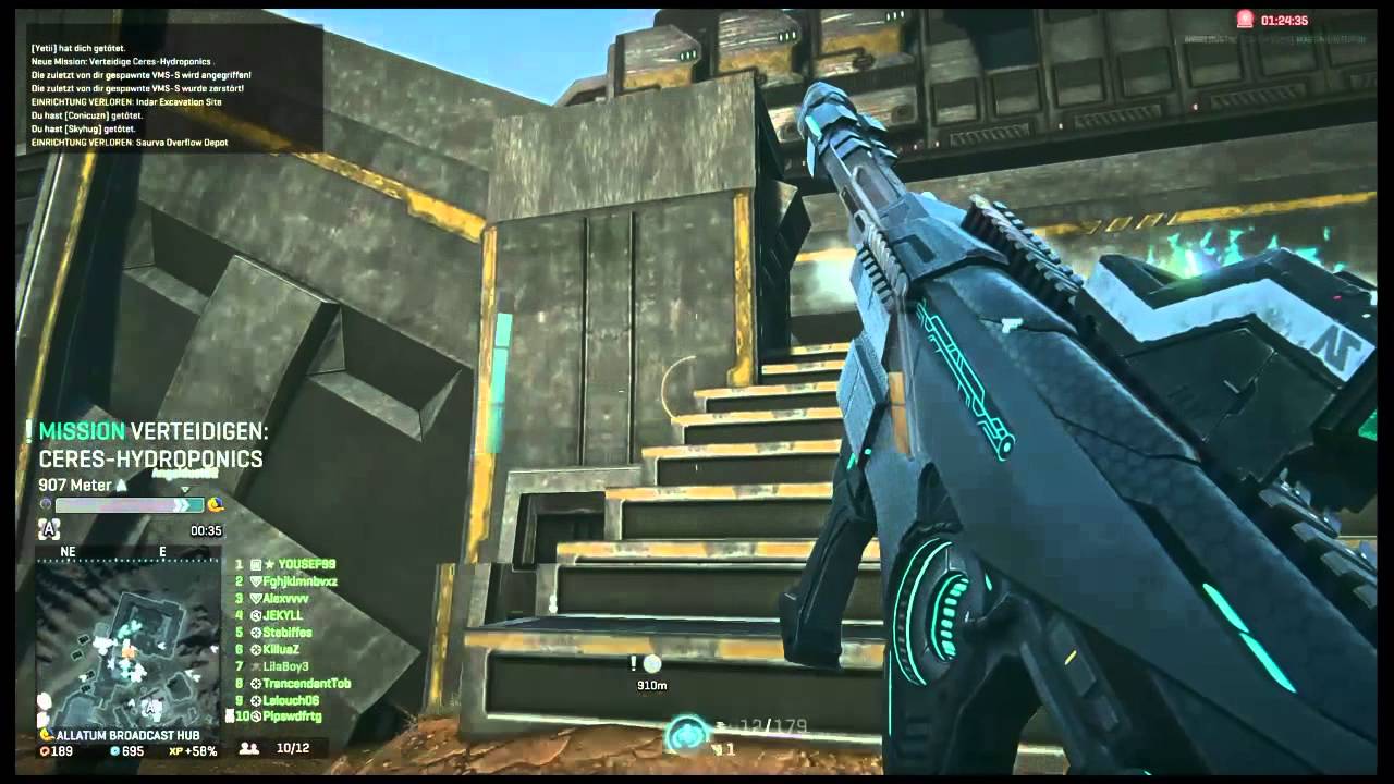 {Ps4} Planetside2 Vanu Infiltrator Gameplay Artemis Scout Rifle - YouTube