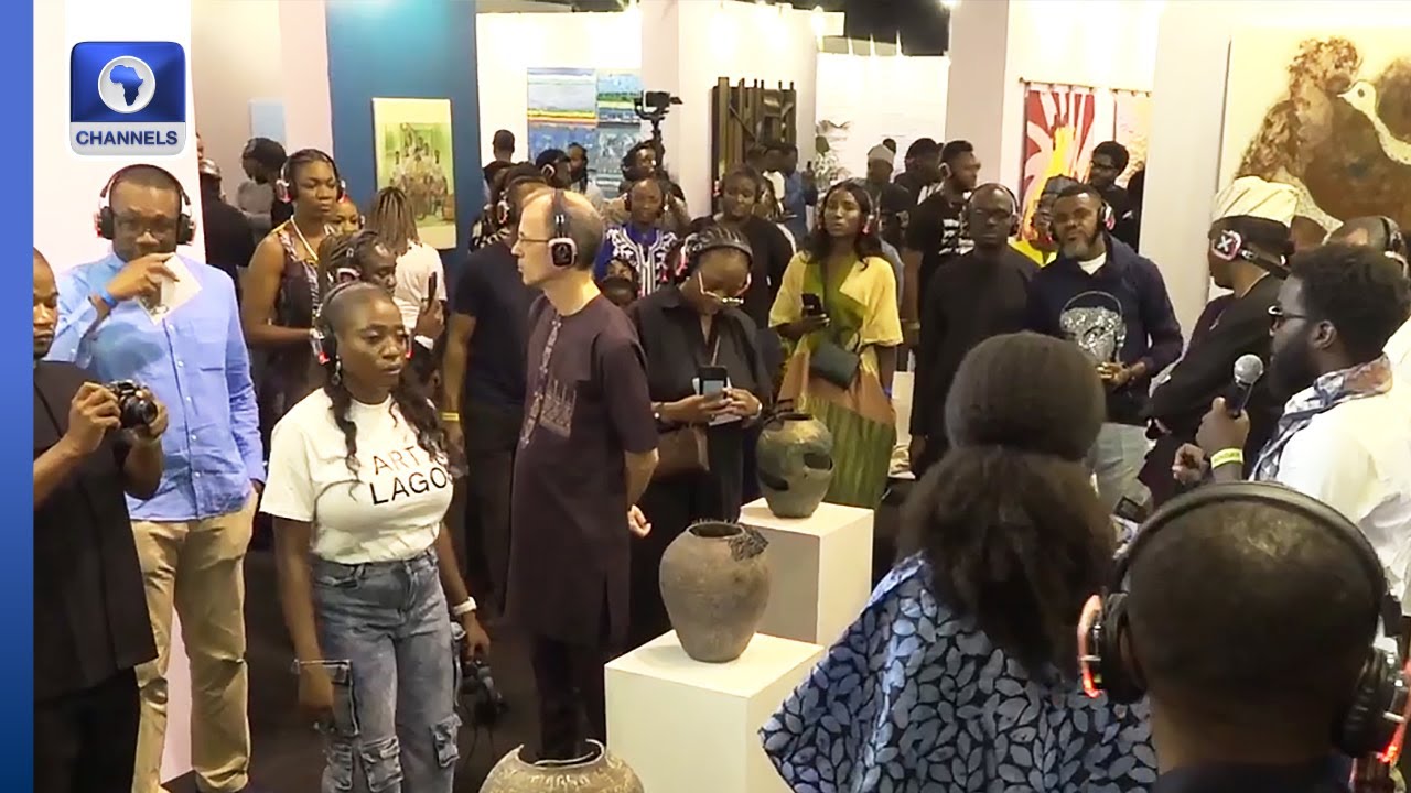 ART X Lagos Concludes In Lagos With Visual Exhibition - YouTube