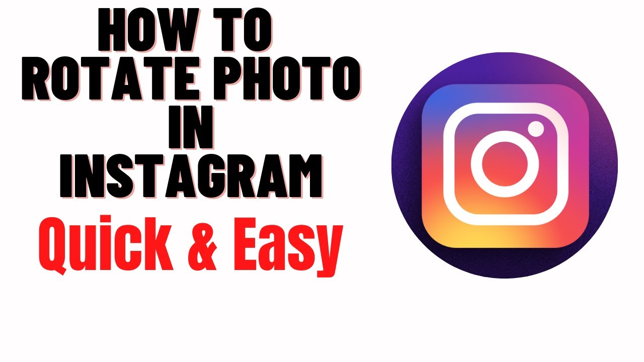 how to rotate photo in instagram 2024 - YouTube