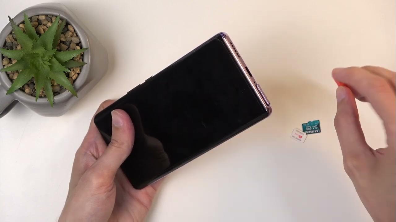 How to Insert SIM and SD Card in Blackview A200 Pro Smartphone - YouTube