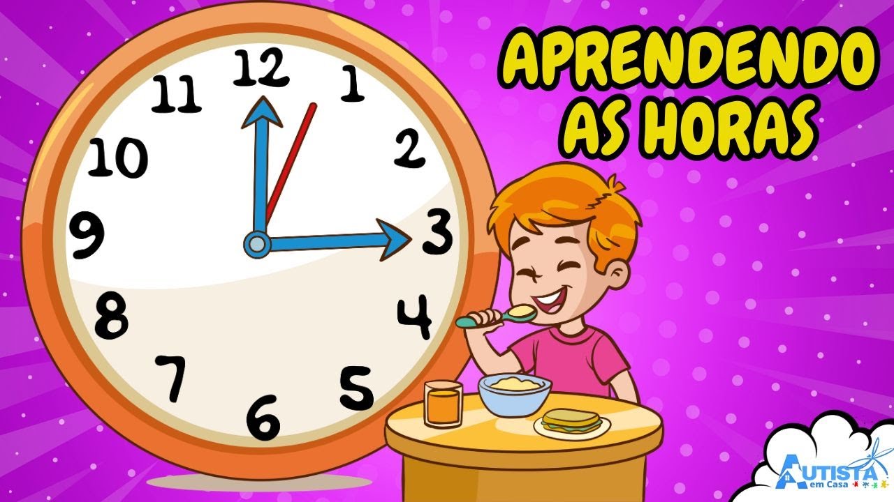 Como Aprender a Olhar as Horas Exatas | Relógio de Ponteiro | Educação ...