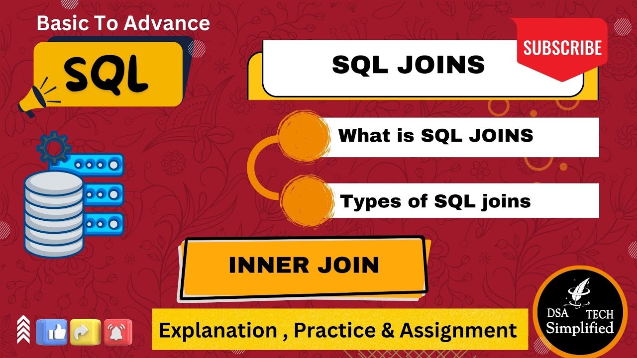 SQL JOINS || Types Of Joins || INNER JOIN - Explanation , Example ...