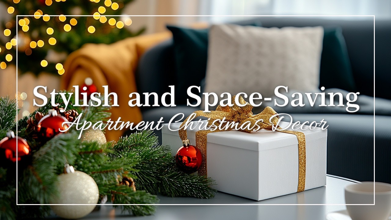 Stylish and Space-Saving: Apartment Christmas Decor You’ll Love! - YouTube