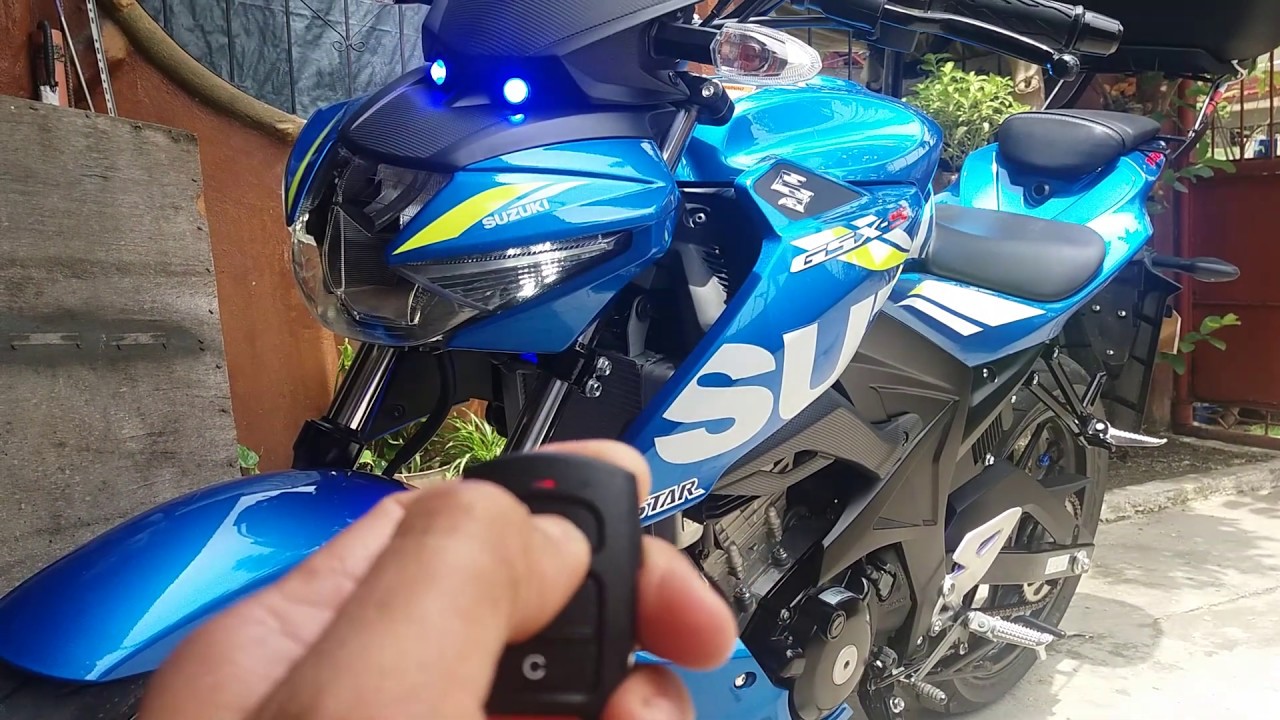 DIY keyless start Suzuki GSX-S150(Review) - YouTube