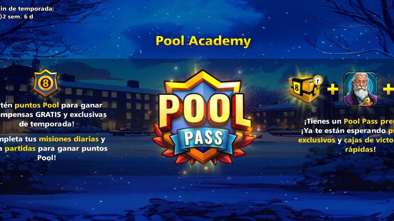Pool Academy Pool Pass (2024) Unlocked Rewards. 8 Ball Pool - YouTube