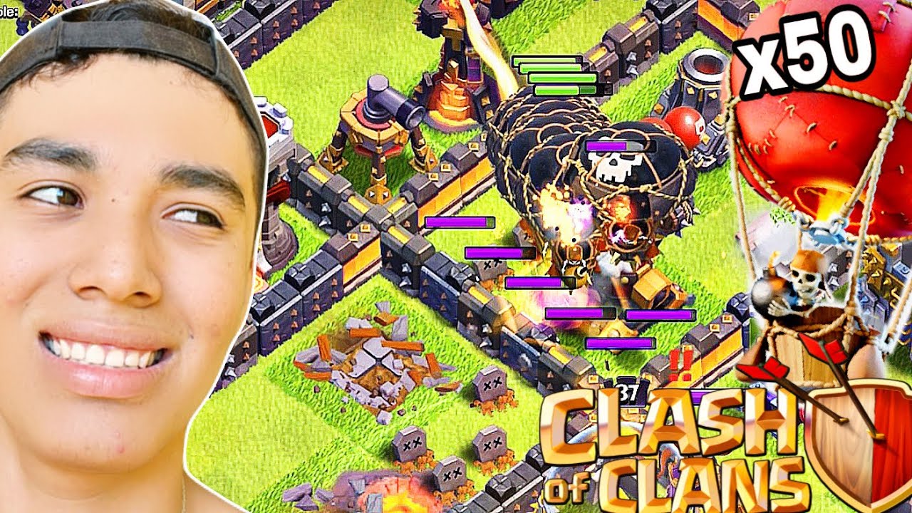 ¡Ataque SOLO con GLOBOS! 🎈💣 ¿Funciona? | Clash of Clans | Wasabro07 - YouTube
