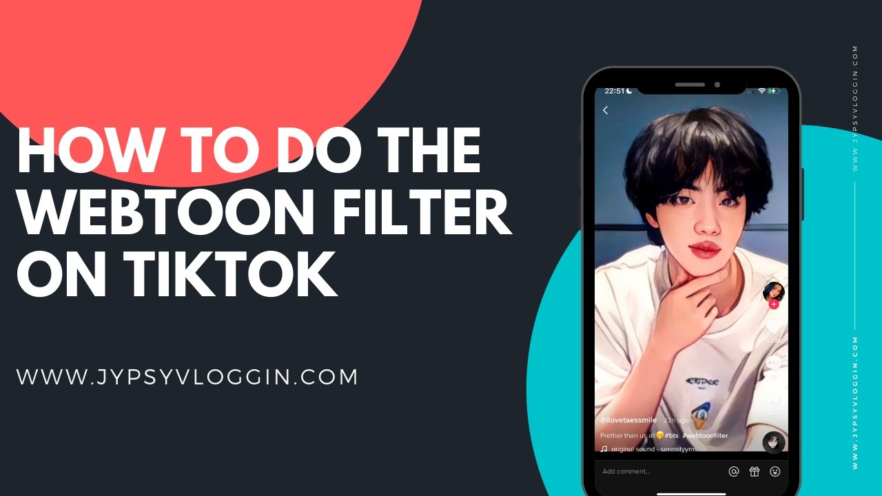 How to do the webtoon filter on TikTok - YouTube