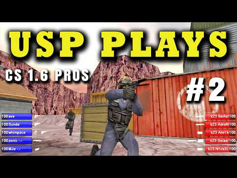 CS 1.6 Pro USP Gameplay & Highlights - 2/2