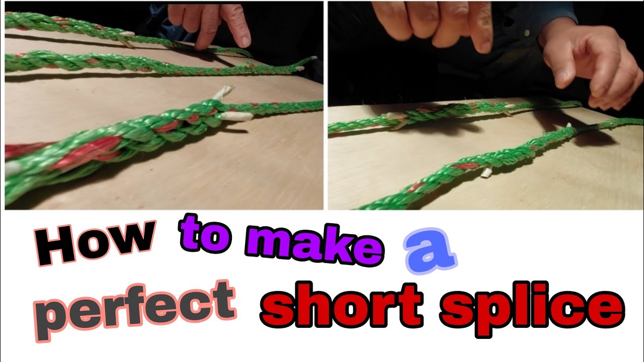 How to make a Short Splice - YouTube