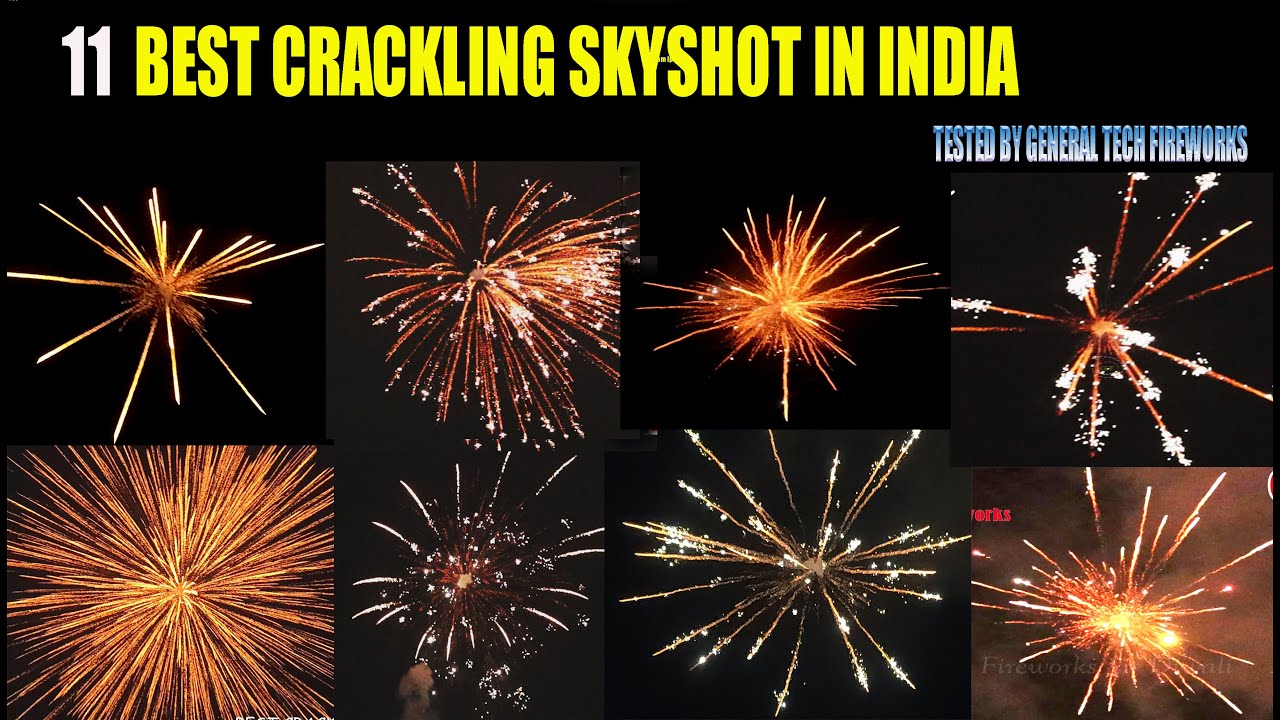BEST CRACKLING Skyshots Available in India #sonyfireworks # ...