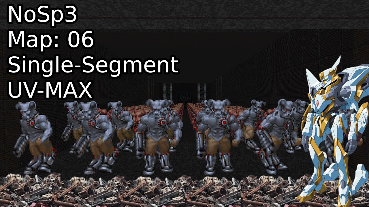 NoSp3 Map 06 "Teleporter" UV MAX [DOOM II] - YouTube