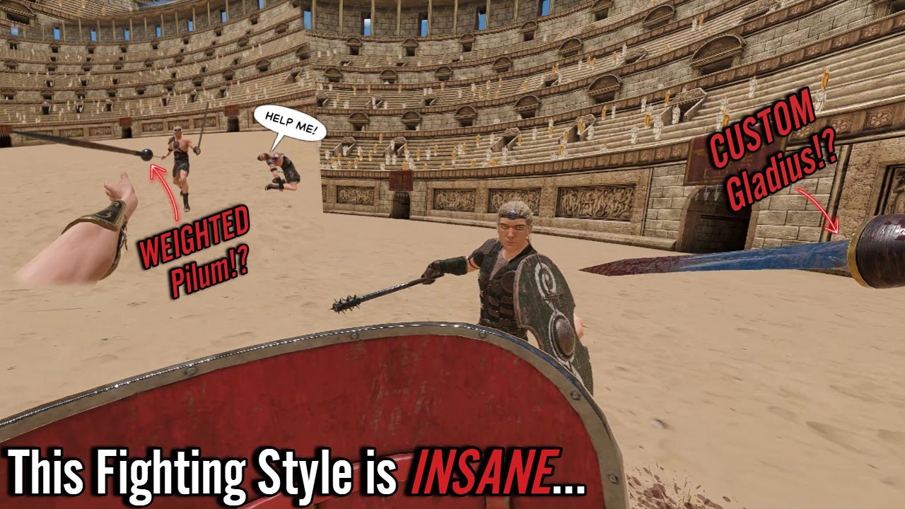 Flighting like a Roman Legionary in an ANCIENT Roman Colosseum ...