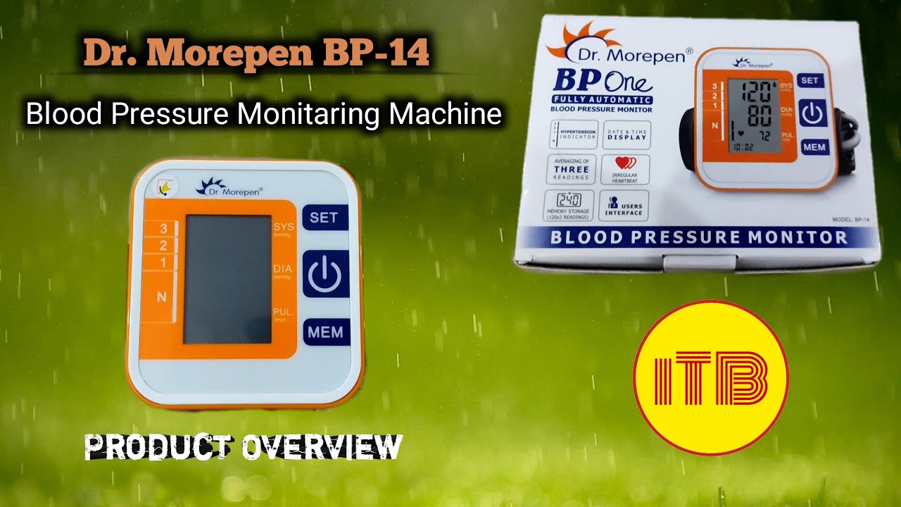 Dr. Morepen | BP-14 | Blood Pressure Monitar Machine | Product Overview ...
