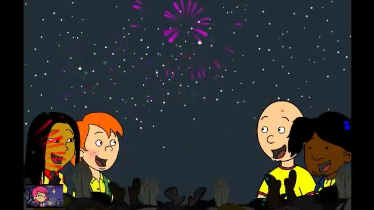Caillou sees the 4th of July Fireworks while Grounded [African Vulture ...