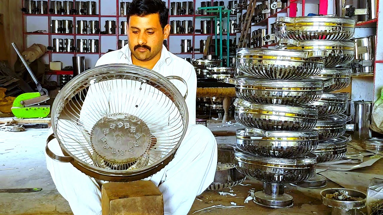 Utensils Stainless Steel Basket Making, Metal Art Wire Basket Made with ...