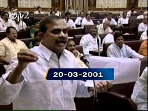 YSR speaks about Suitcase Bomb case in Assembly in 2001 Part 1 - YouTube