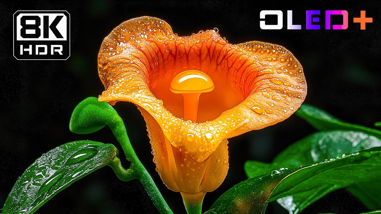 BEST OLED TEST – Dreamy Flower Bloom in 8K HDR | Dolby Vision™ - YouTube