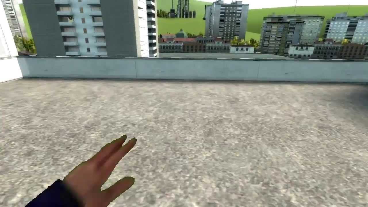 Gmod FPS: Test Running, Falling, and Near Death Experience - YouTube