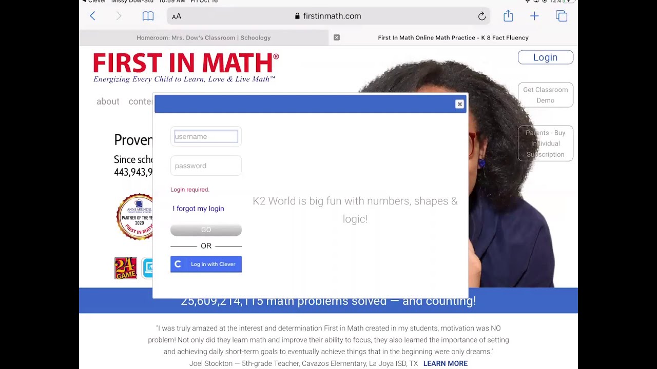 Kindergarten First In Math Direct Links - YouTube