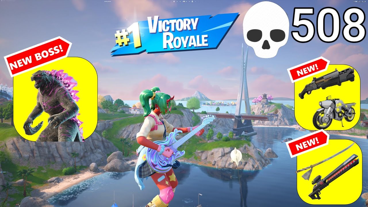 508 Elimination NEMIA Solo Vs Squads "Zero Build" Gameplay Wins ...