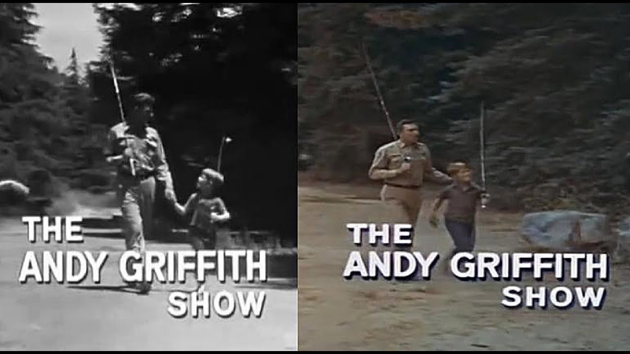 Andy Griffith Show openings B&W-color montage - YouTube