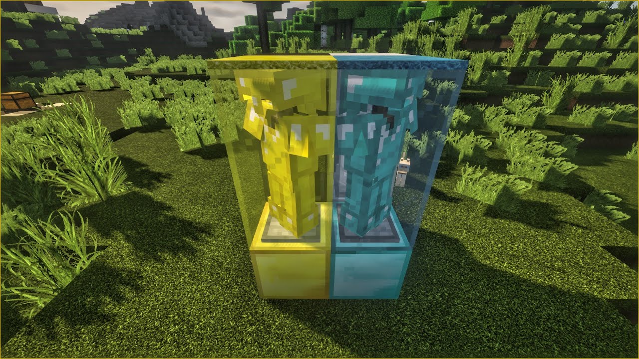 ⚒️ MineCraft ⚒️ - USE QUAD ARMOR DISPLAY CASE IN YOUR HOME FRIEND - YouTube