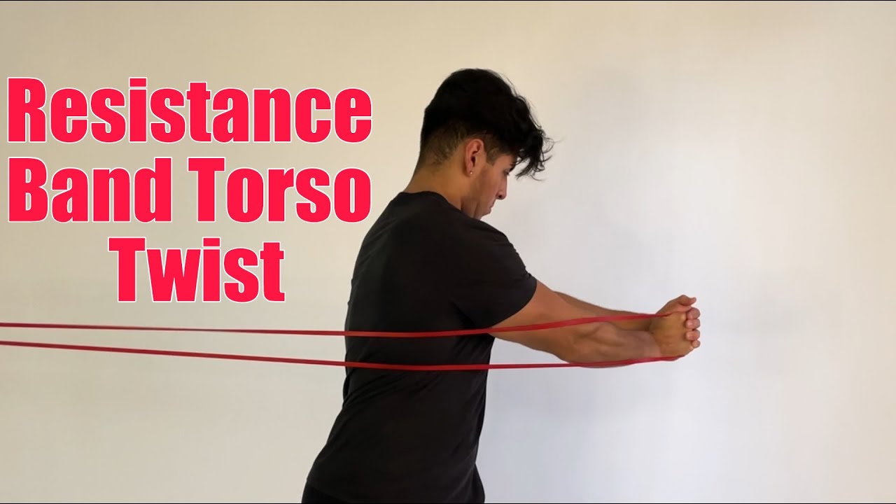 [How To] Resistance Band Torso Twist - YouTube
