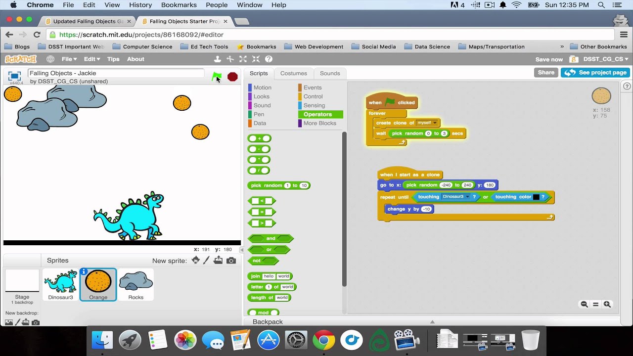 Falling Objects Game Part 4 - YouTube