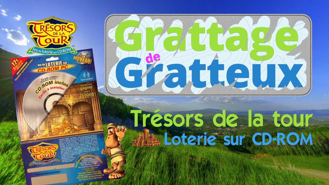 Trésors de la Tour, Loterie sur CD-ROM | Grattage de Gratteux #033 ...