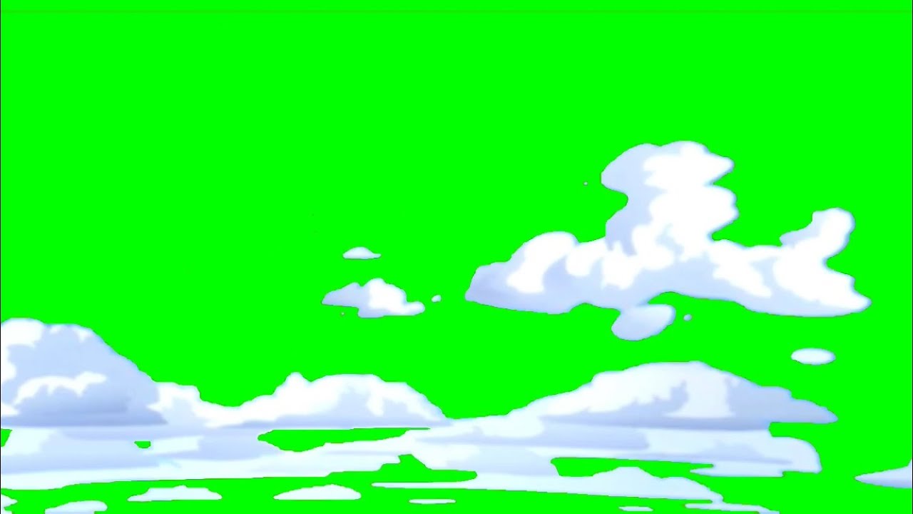 Green Screen Anime Clouds video effects - YouTube