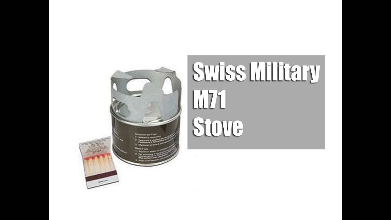 Swiss M71 Stove - Military Surplus Preview & Field Test - YouTube