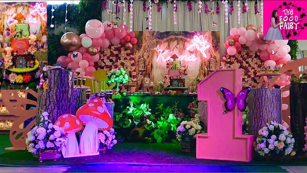 Enchanted Fairy Garden theme Birthday Party #enchantedfairygarden # ...