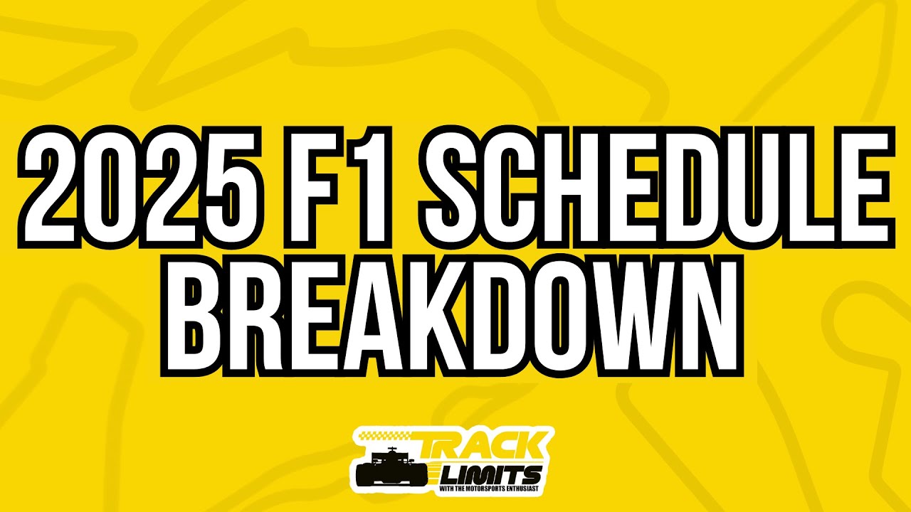 Everything you need to know about the 2025 F1 Schedule - YouTube