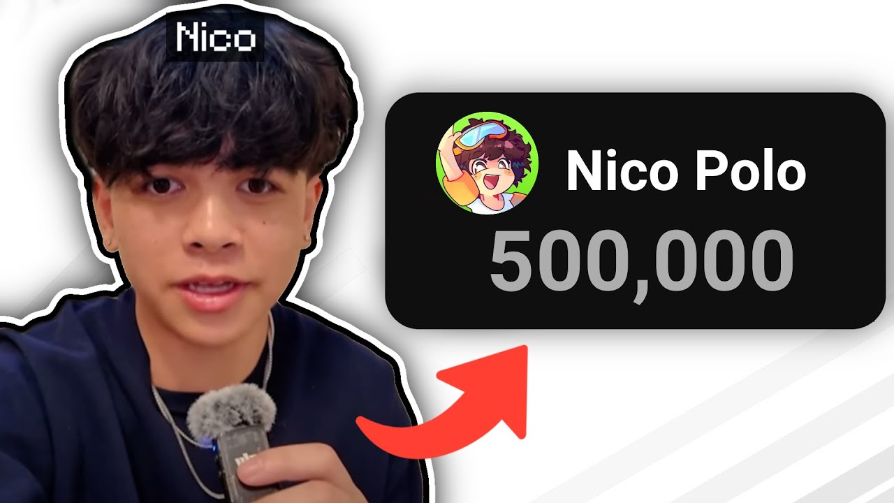 When does Nico Polo have 500,000 subscribers? - YouTube