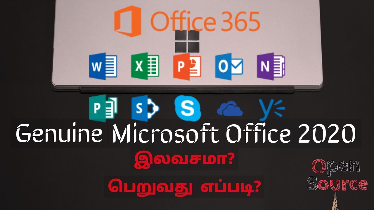 MS OFFICE 2020 இலவசமாக பெறுவது எப்படி | HOW TO DOWNLOAD GENUINE ...