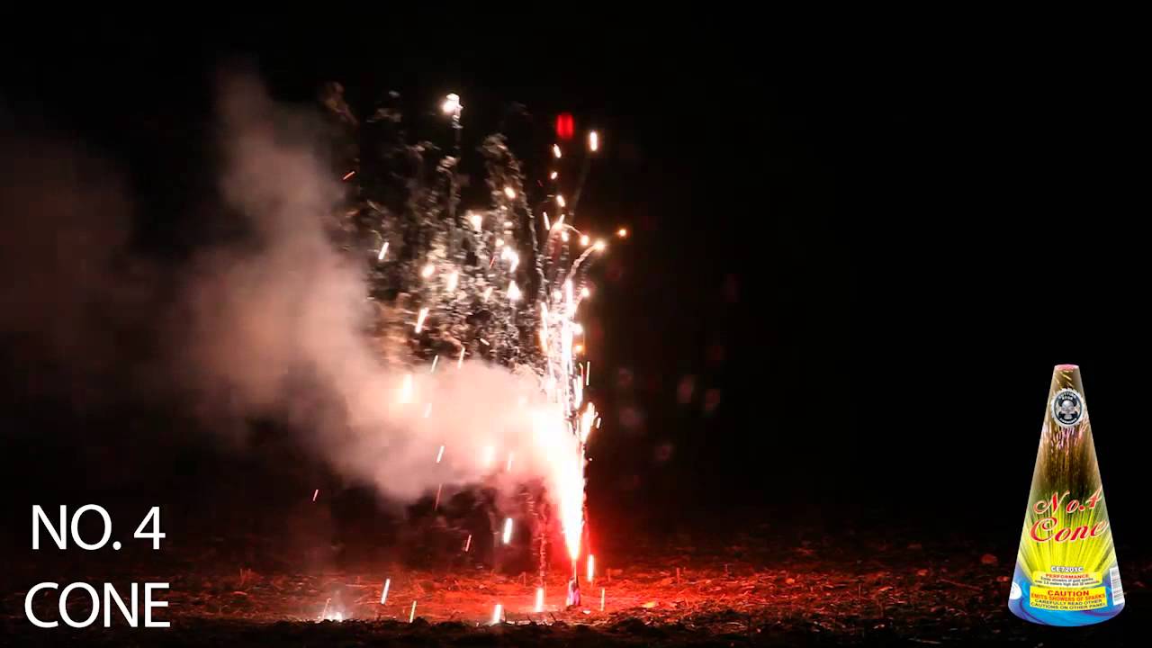 NO4 CONE - Cutting Edge Fireworks by Motor City Fireworks - YouTube