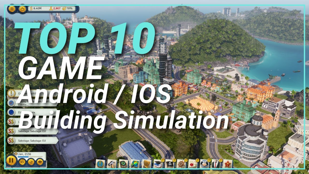 10 Best Android iOS City Building Simulation - YouTube