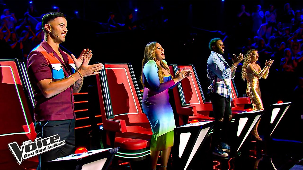 The Voice coaches are ON THEIR FEET! - YouTube