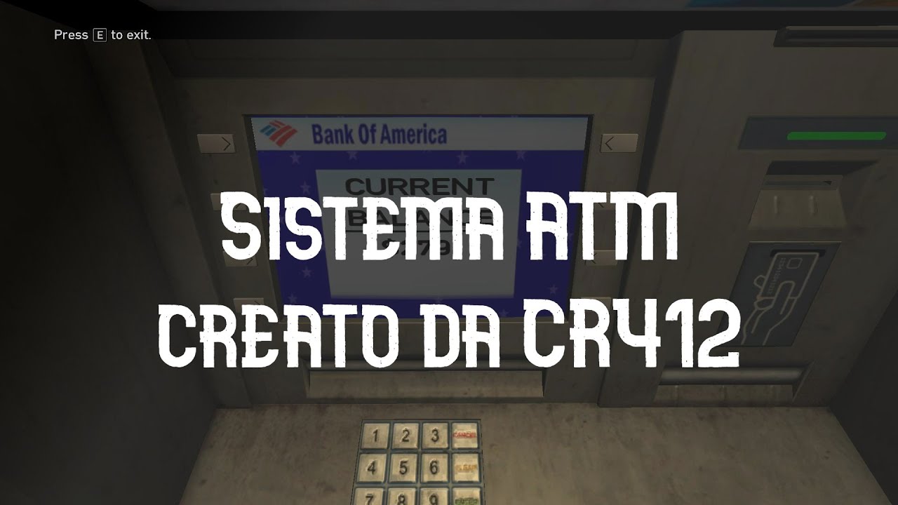 [SA:MP] Sistema ATM creato da CR412 per Rewind.RP - YouTube
