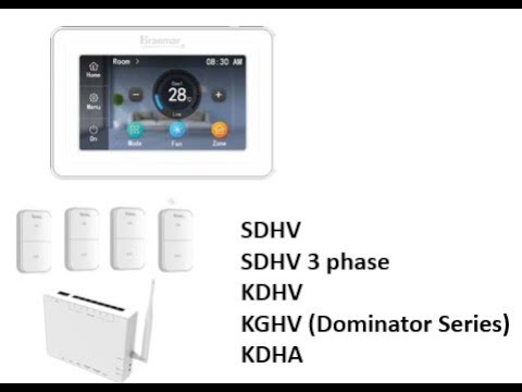 Braemar Ducted Reverse Cycle RF Remote Comms error and battery change ...