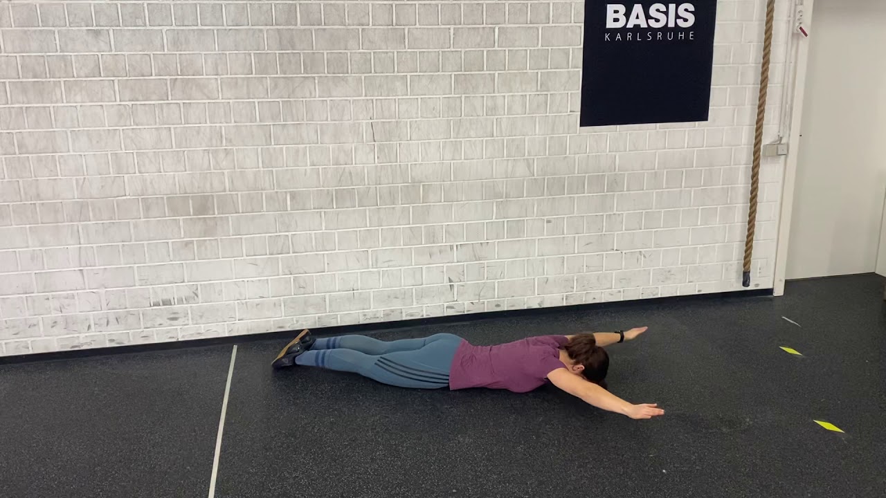 Floor Prone Shoulder Rotation - YouTube