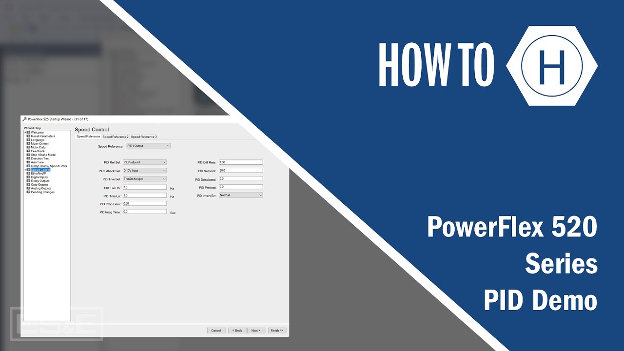 PowerFlex 520 Series PID Demo - YouTube