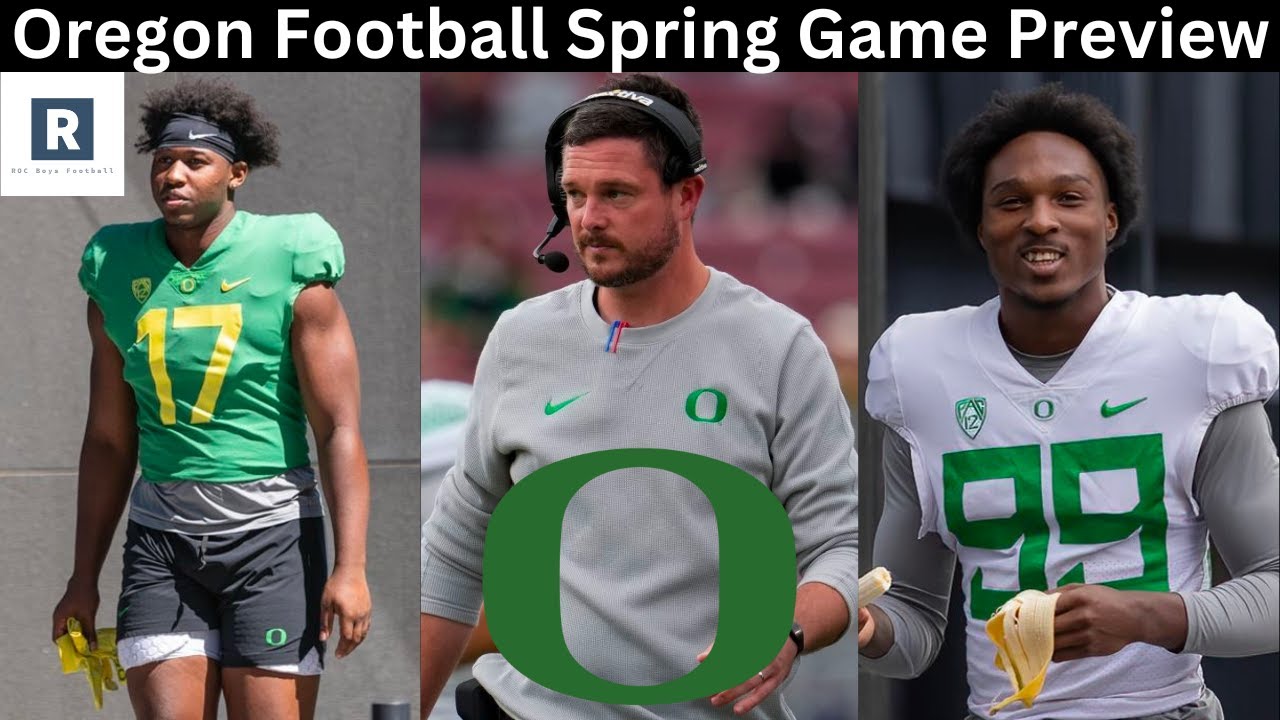 Oregon Football Spring Game Preview | Breakout Players? | Oregon Ducks ...